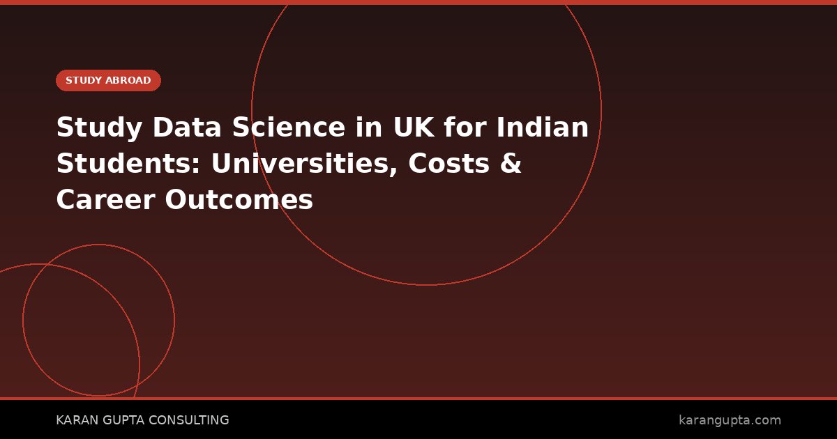 Study Data Science in UK 2026: Top Programs | KGC